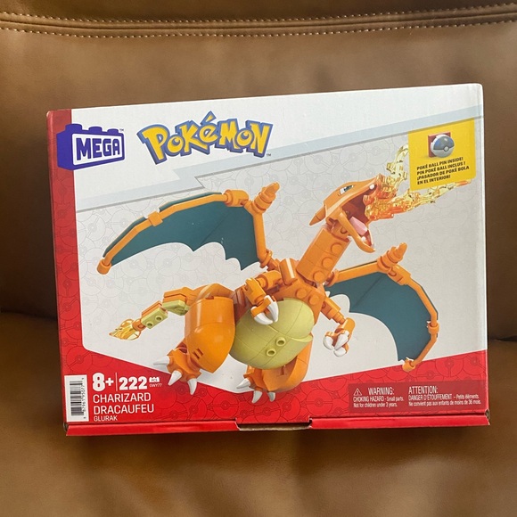 Mega | Toys | Mega Pokemon Charizard Construction Set 222pc New In Box ...